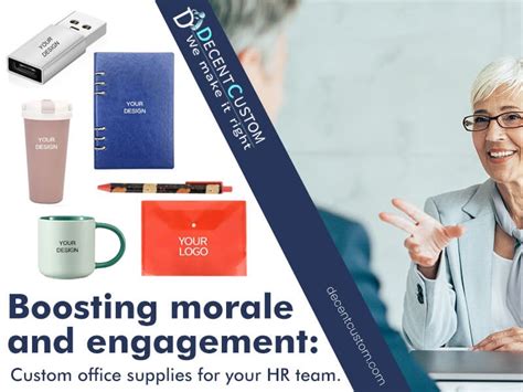 Unleash Employee Potential Elevate Morale And Engagement With Custom Office Supplies