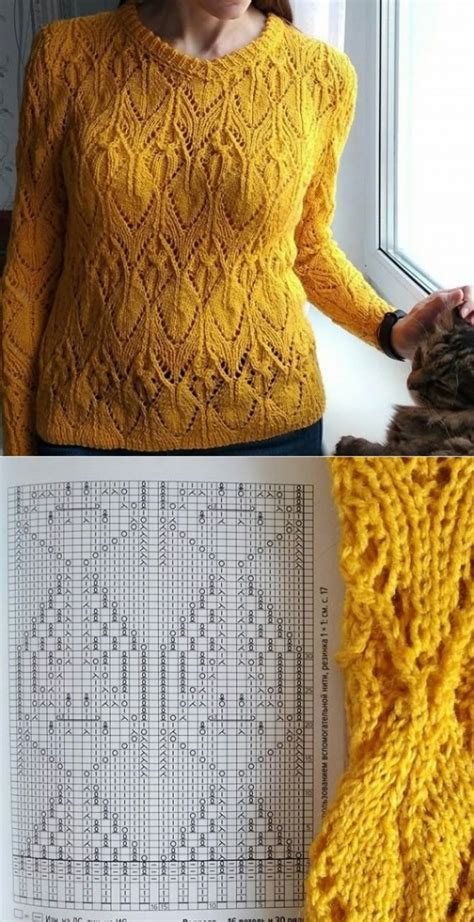 вязание спицы и крючок в 2024 г Схема вязания свитера Вязаные стежки Модели вязаных свитеров