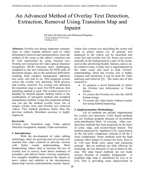 An Advanced Method Of Overlay Text Detection Extraction