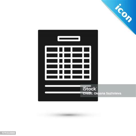 黑色報告檔文檔圖示隔離在白色背景上清單圖示經營理念 向量插圖向量圖形及更多剔格圖片 剔格 剔號 剪貼板 Istock