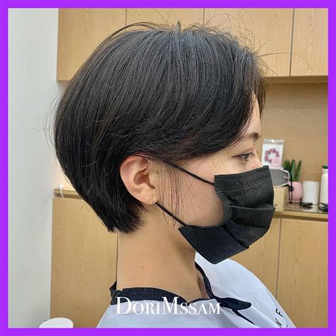 유니티헤어 아현역점 안녕하세요 성형컷트 도림쌤입니다👨‍🔬 숏컷 숏컷펌 젊은