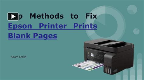 Epson Printer Print Blank Pages Solved It Presentation Free To Download
