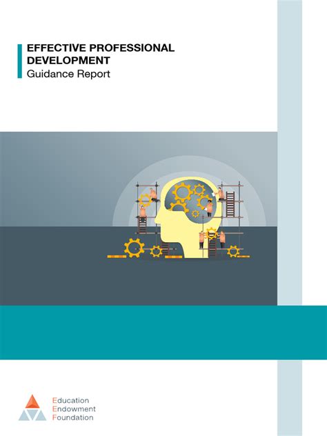 Eef Effective Professional Development Guidance Report Pdf Teachers