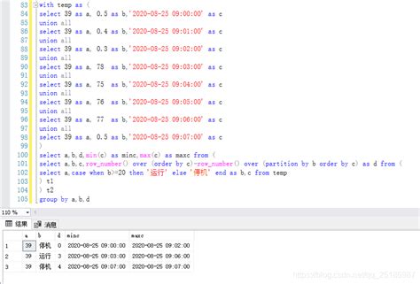 Sqlserver求连续分组sql连续分组 Csdn博客