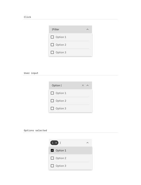 Dropdown Carbon Design System