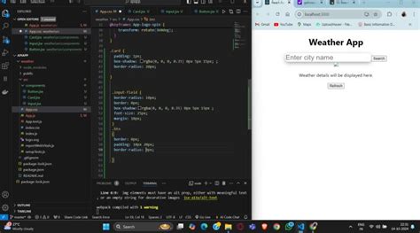 Mernstack Reactjs Day13 Weatherapp Apiintegration Webdevelopment Learningjourney