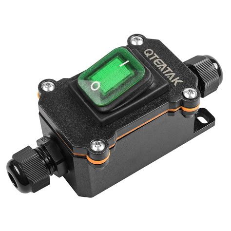 Qteatak Inline Cord Switch Waterproof Switch Dpst Ac Dc 20a 125v 16a 250v 30a 24v 35a 12v Ip66