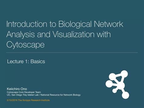 Introduction To Biological Network Analysis And Visualization With Cytoscape Part1 Pdf