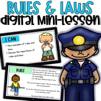 Digital Rules Laws Mini Lesson FREE By Mrs Campbell S Corner