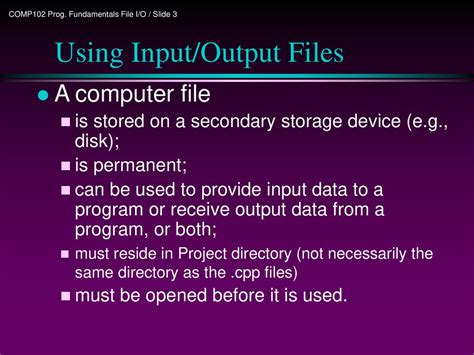 Programming File Io Ppt Download