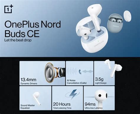 Oneplus Nord Buds Ce Truly Wireless Earbuds Gadstyle Bd