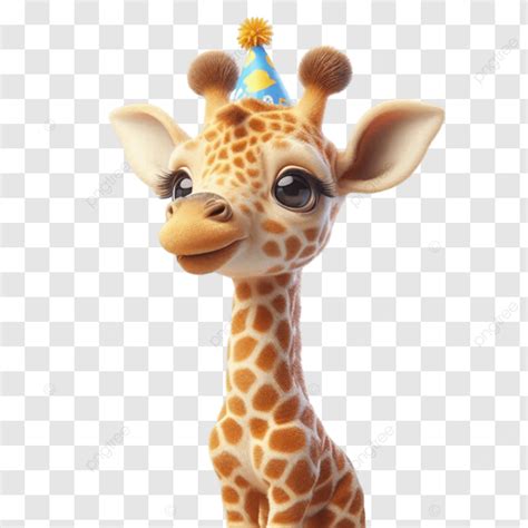 생일 모자를 쓴 아기 기린 생일 모자를 쓴 아기 기린 생일 파티 모자를 쓰고 있는 기린 생일 모자 Png 일러스트 및 이미지 에 대한 무료 다운로드 Pngtree