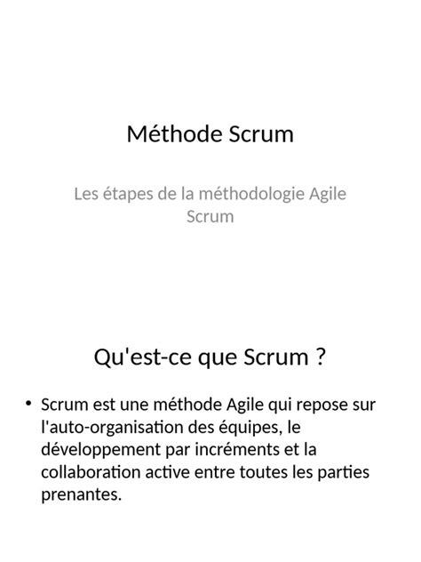 Scrum Methodology Presentation Pdf