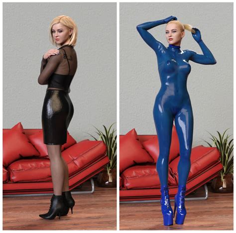 Before And After Latex Millie By M4r4z On Deviantart