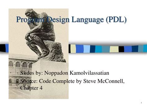 Ppt Program Design Language Pdl Powerpoint Presentation Free