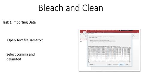 Btec Unit 2 Database Exam Import Data And Normalisation “bleach And