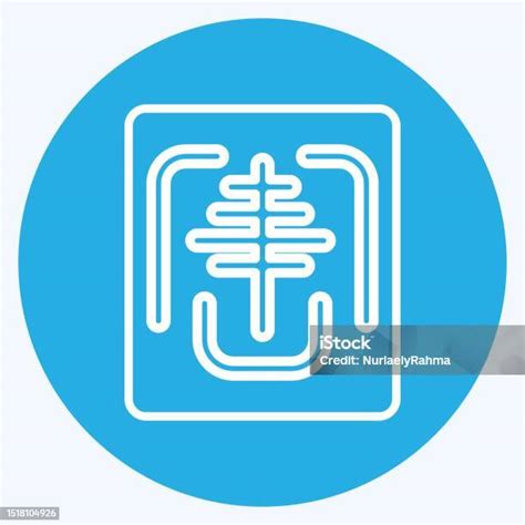 아이콘 엑스레이 정형 외과 기호와 관련이 있습니다 파란 눈 스타일 심플한 디자인 편집 가능 간단한 그림 X 레이에 대한 스톡 벡터 아트 및 기타 이미지 Istock