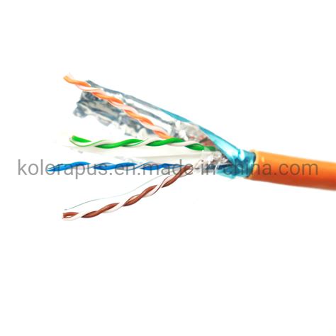Cat6 Ftp Four Pair Single Shielded Twisted Pair Cable 8 Core Twisted Pair Cable And Cat6 Ftp