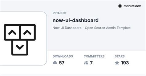 Now Ui Dashboard Ecosystem Directory Marketdev