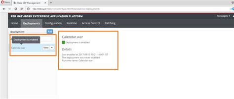 MiddlewareBox Method JBOSS Server Application Deployment Using Web Console Management
