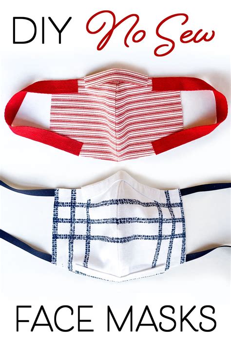 How To Make Diy Face Masks From Fabric Without Sewing