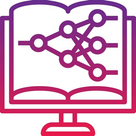 Machine Learning Train Data Ai Artificial Intelligence Gradient Icon 14357816 Vector Art At