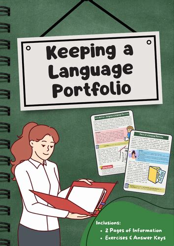 Language Portfolio Reflection Progress Certificates Tasks Teaching Resources