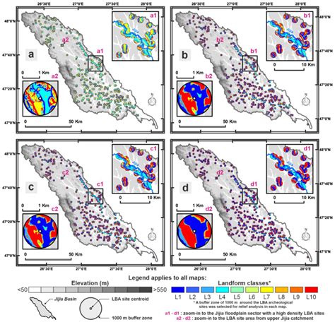 Landform Classification Based On Tpi Derived Dev Of The Lba