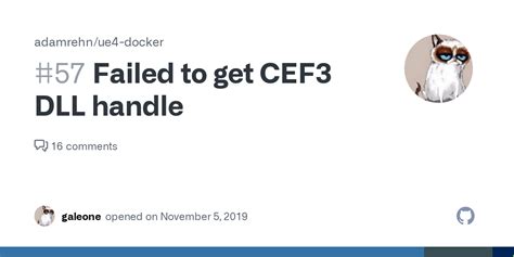 failed to get cef3 dll handle · issue 57 · adamrehn ue4 docker · github