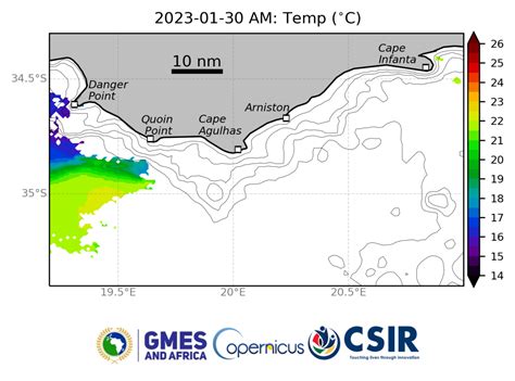Csir Ocean Colour — Morning Sea Surface Temperature Products For The