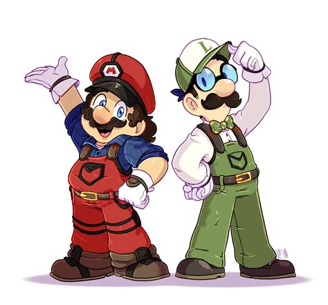 Mario And Luigi Mario Drawn By Francois L Danbooru