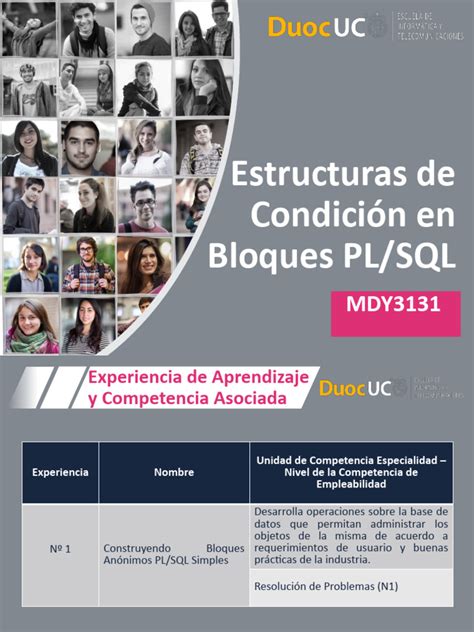 1 3 1 Estructuras De Condiciones En Bloques Plsql Pdf Pl