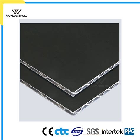 Pvdf Coating Fireproof Facade Sandwich Core Composite Panel Cladding Accp Aluminum Panel And