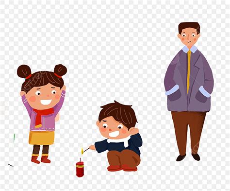 만화 일러스트 손으로 그린 아름다운 일러스트레이션 장식 패턴 일러스트레이션 구정 어린애 같은 테마 Png 일러스트 및 Psd 이미지 무료 다운로드 Pngtree