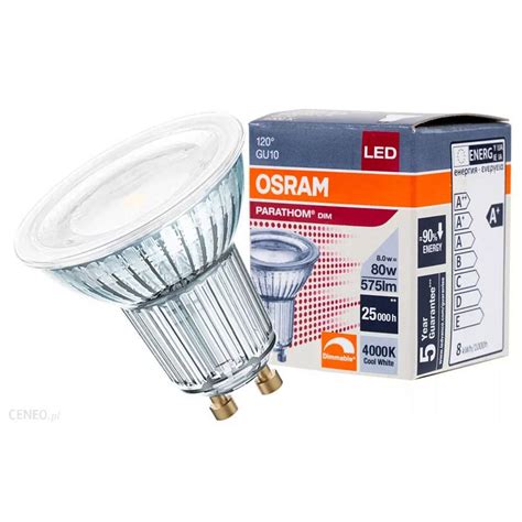 Led луничка Osram Parathom Mr16 120° 8w 4000k Gu10 220v димируема