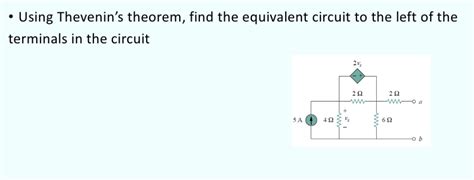 Solved Using Thevenin S Theorem Find The Equivalent Circuit Chegg