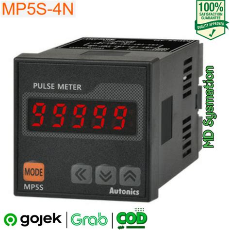 Jual Autonics MP5S 4N Digital Panel Meter Pulse Meter RPM Meter Kota Depok Md Sysmation