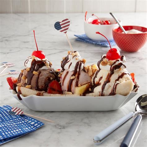 Banana Split Sundae