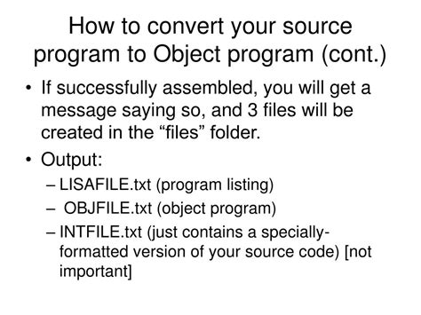 Ppt Sic Simulator And Assembler Powerpoint Presentation Free
