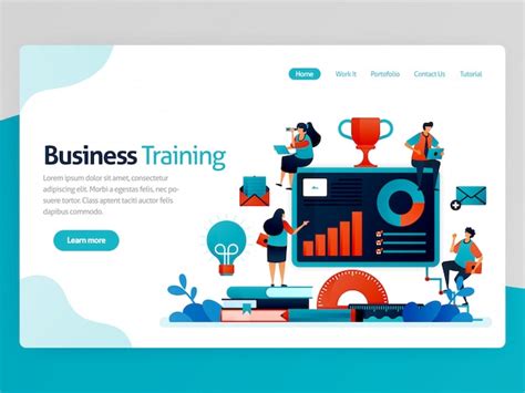 Premium Vector Business Workshop Person Man Concept Illustration Design