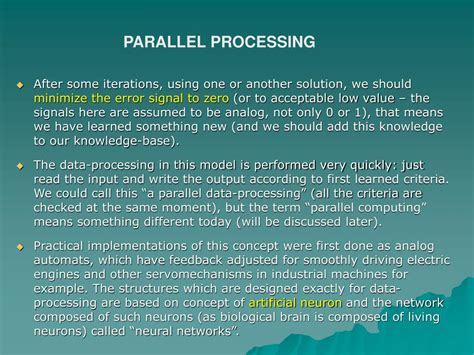 Ppt Sequential Vs Parallel Computing Von Neumann Architecture Vs Neural Networks