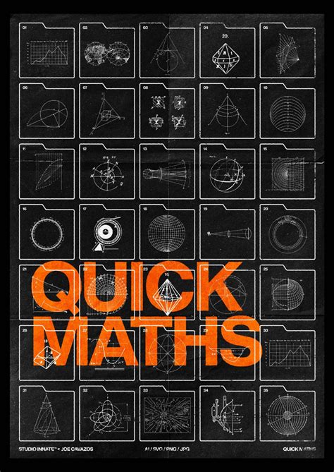 Quick Maths Vector Pack Technical Drawings For Designers