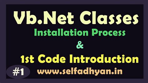 Tutorial Installation And 1st Program Code Vb Tutorial In Hindi Youtube