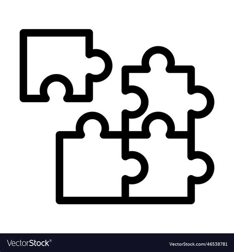 Reasoning Skills Thick Line Icon For Personal Vector Image