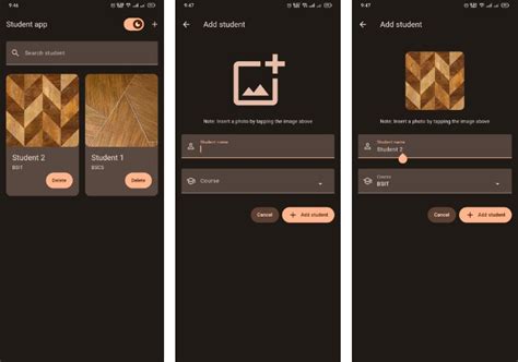 A Student App Crafted With Flutter And Material Design