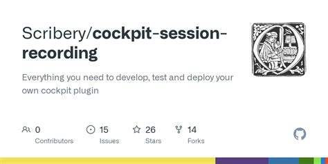Github Scribery Cockpit Session Recording Everything You Need To Develop Test And Deploy