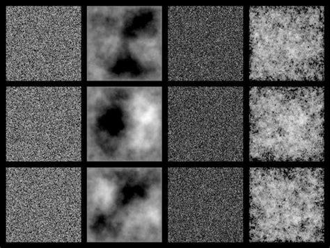 Columns From Left To Right Three Random Draws From The Gaussian White