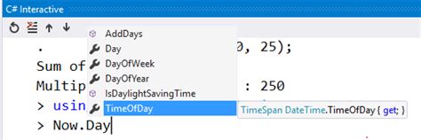 Using C Interactive With Visual Studio