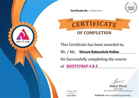 Shivam Holkar On Linkedin Bootstrap Complete