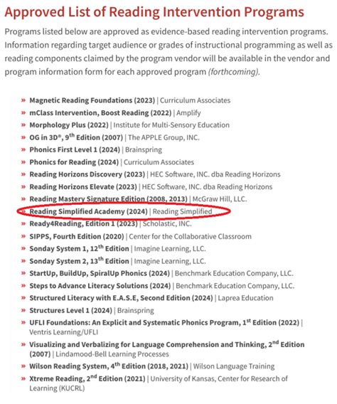 6 Reasons Why Reading Simplified May Not Be State Approved Yet Reading Simplified